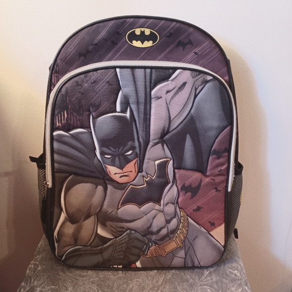 Batman | Accessories | Batman Themed Black And Gray Kids School ...